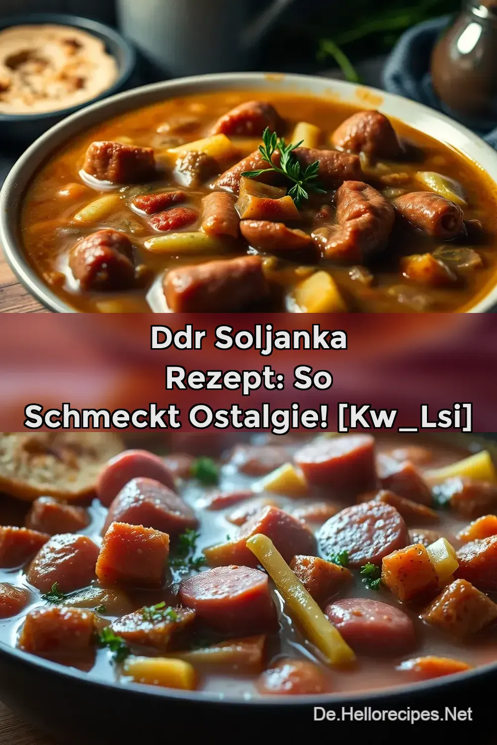 Soljanka nach Original DDR-RezeptDu hast: Omas beste…