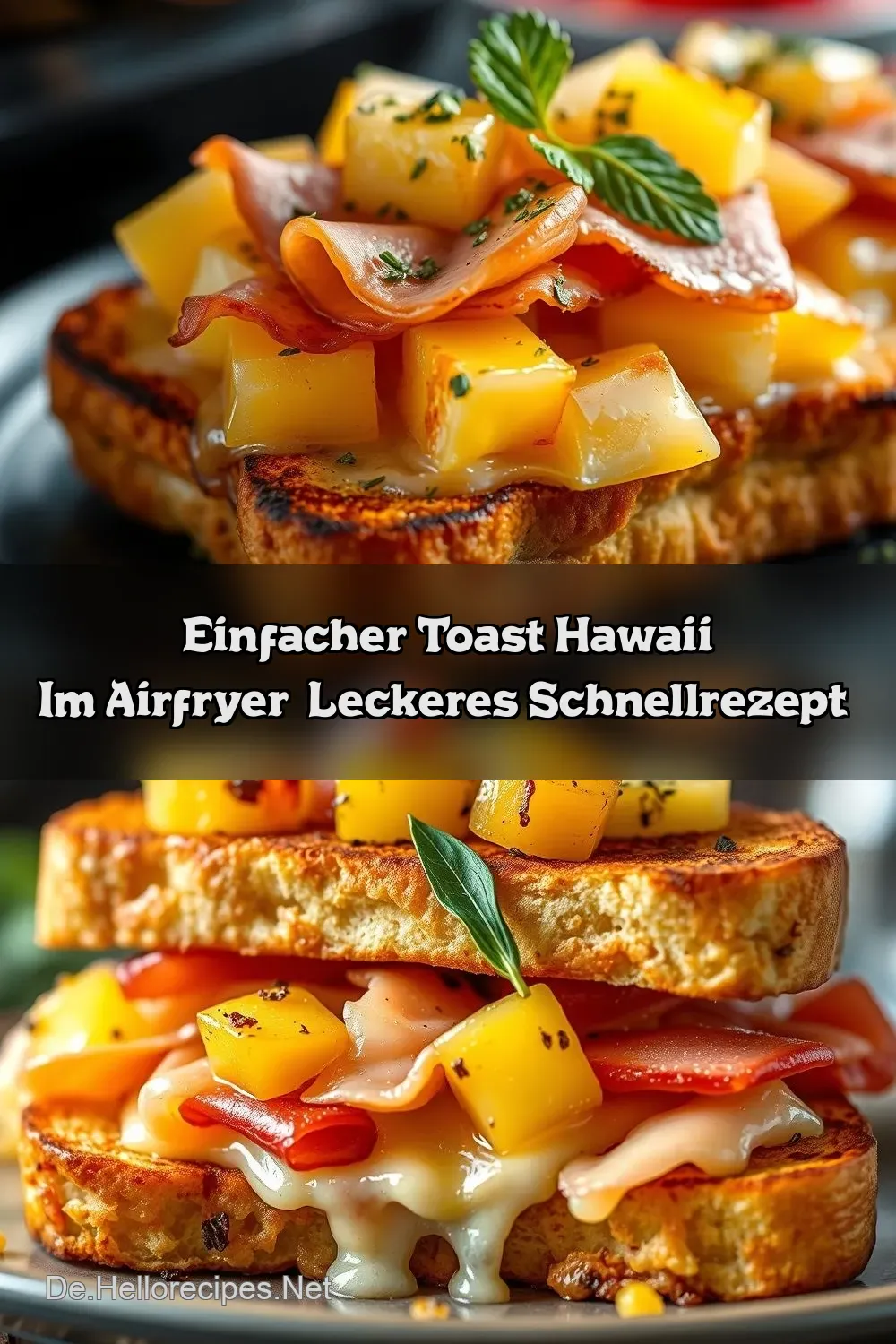 Toast Hawaii im Airfryer – Schnelles und Leckeres Rezept…