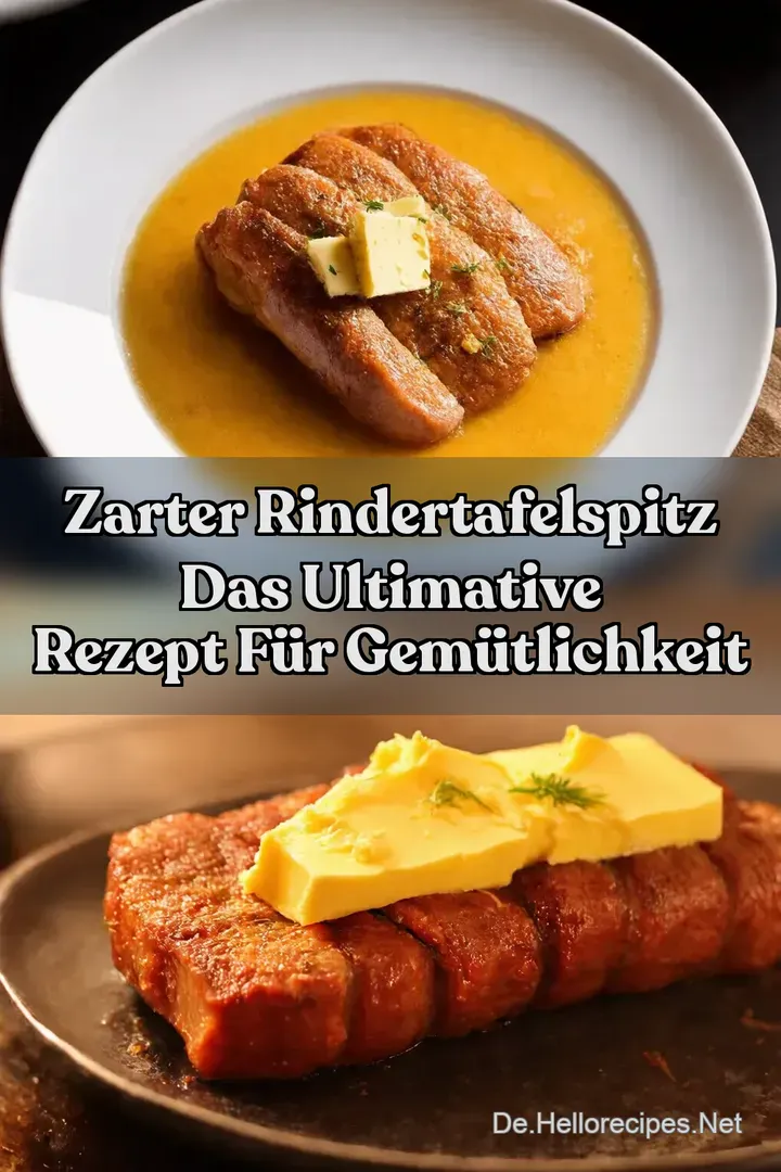 Rindertafelspitz Wiener Art Zart wie Butter Mein Rezept